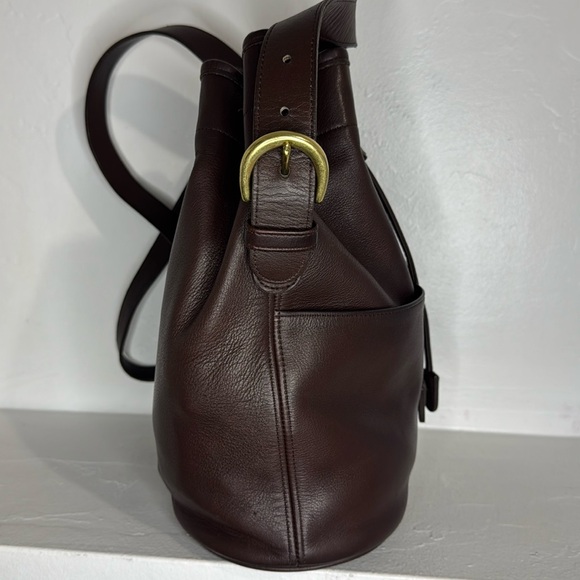 Coach | Bags | Vintage Coach Brown Berkeley Drawstring Bucket Bag 451 ...